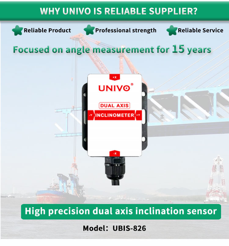 RS232 RS485 CAN Inclinometer Sensor for X-Y Measurement in Industrial ...