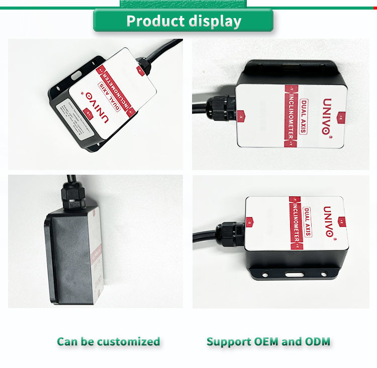 Industrial Grade Dual Axis Inclinometer Sensor for UNIVO RS232/RS485 ...