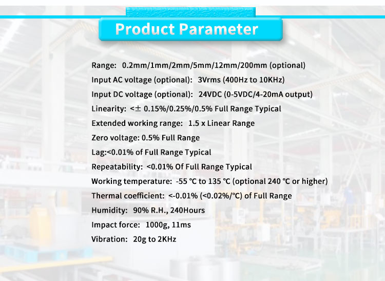 UNIVO Displacement Sensor High Accuracy Linear Motion Position Sensor ...