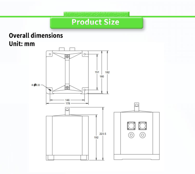 20W UNIVO UBTU1000Y Inertial Navigation Direction Reference System North Seeker Fiber Optic ...