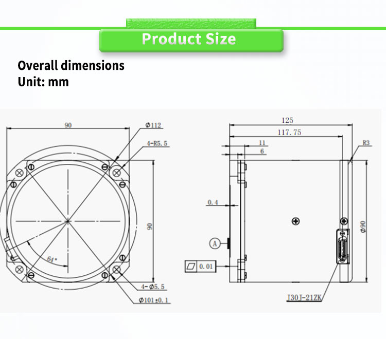 15W UBTS500Y Fiber Optic Gyroscope Integrated Inertial Navigation ...
