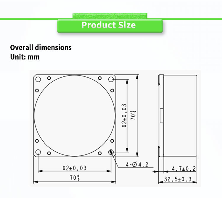 RS422 Output Form Small Inertial Navigation Device with Speed Sensor and North Seeker