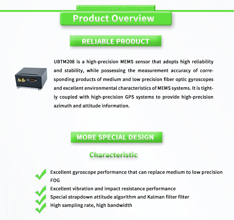 Inertial Navigation System with UBTM208Y North Finder and Fibre Optic ...