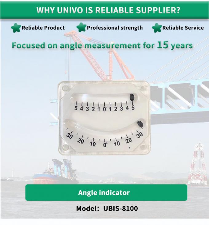UNIVO UBIS-8100Y Inclinometer Ship Heel Measuring Instrument with Dual ...